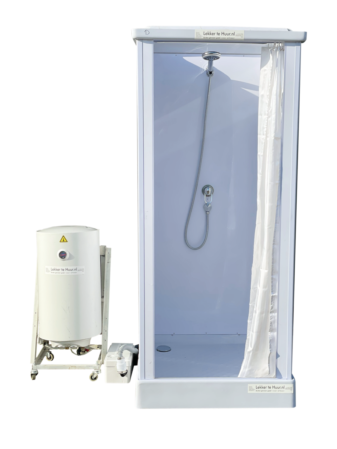 Mobiele douchecabine huren vanaf €37,50 per week